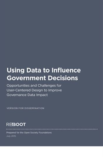 Using Data To Influence Government Decisions - JAMP